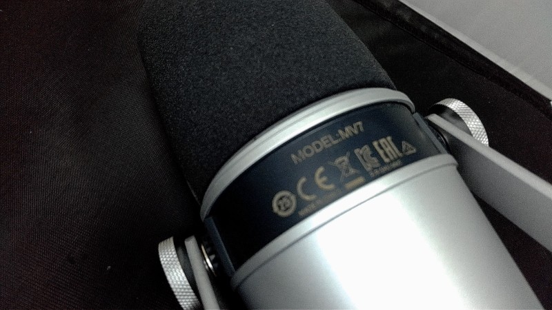 Microphone Shure Mv7 Podcast Microphone, Silver, First Gen ...