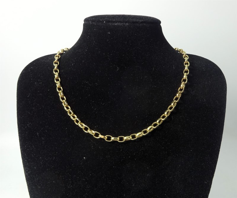 9ct Yellow Gold 18" Belcher Chain Chain 16G | 027200144258 | Cash ...