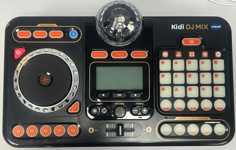 Vtech Kidi Dj Mix Bluetooth Toy Dj Mixer With Disco Lights And Effects ...