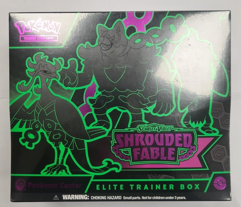 Pokemon Shrouded Fable Elite Trainer Box Black | 056800050181 | Cash ...