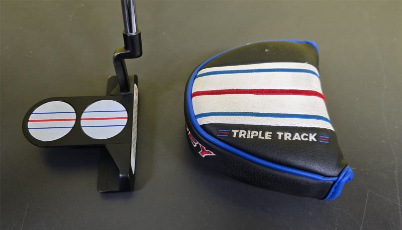 Odyssey Triple Track 2-Ball Blade Ch Putter 33.5" Mens Rh - With ...