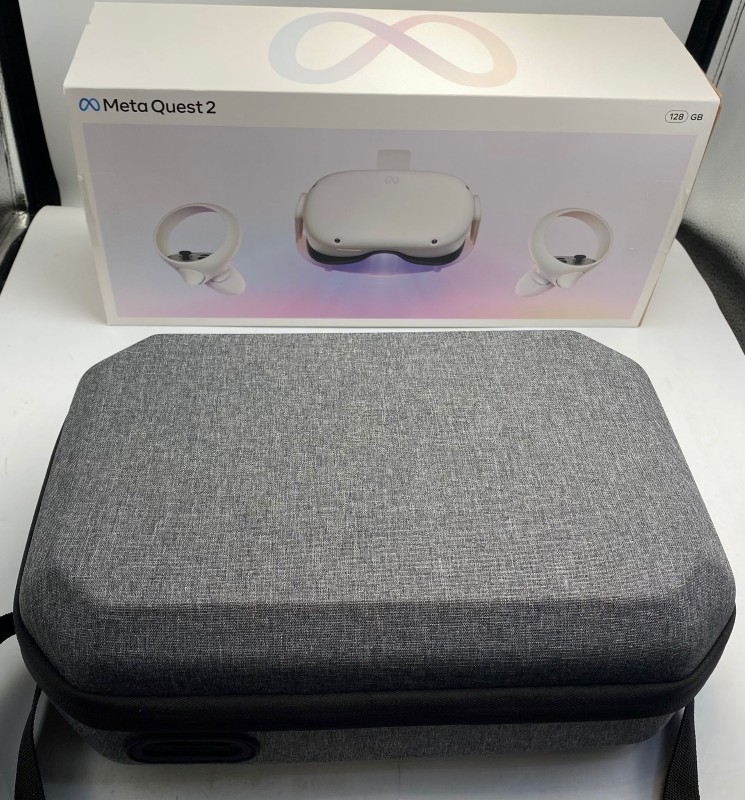 Oculus Quest 2 Vr Headset (With Controllers) - 128GB Meta ...