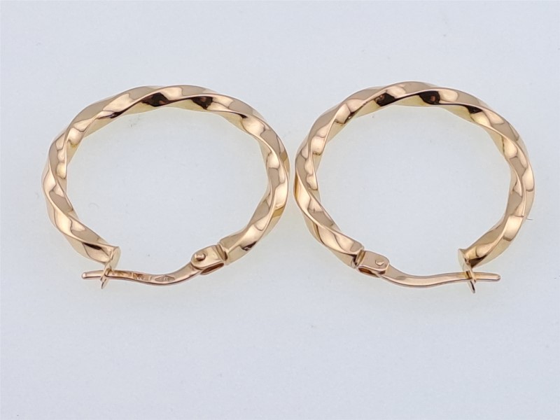 9ct Twist Hoop Earring Pierced 1.2G | 030100264605 | Cash Converters