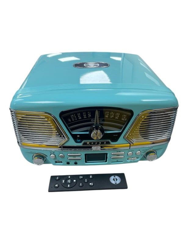 Roxy4 Bluetooth/Vinyl Player Blue | 017800220553 | Cash Converters