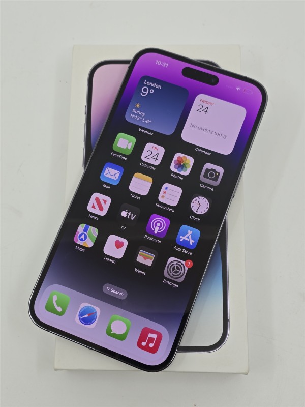 Apple iPhone 14 Pro Max 128GB Unlocked 88% Battery Health Purple ...