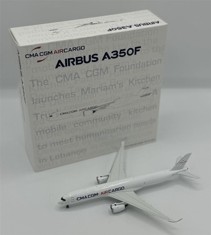 Ng Models Cma Cgm Air Cargo Airbus A350f Model White | 033400126359 ...