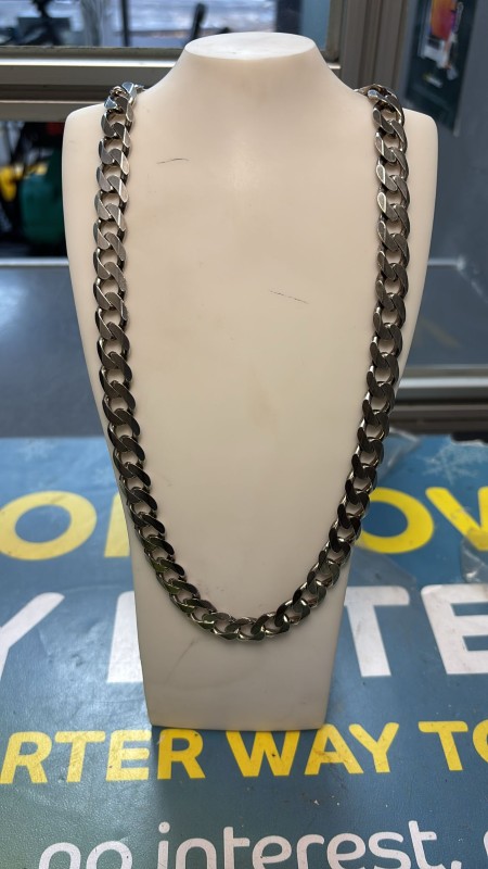 Silver 20" Curb Chain Chain 89.9G | 058000014420 | Cash Converters