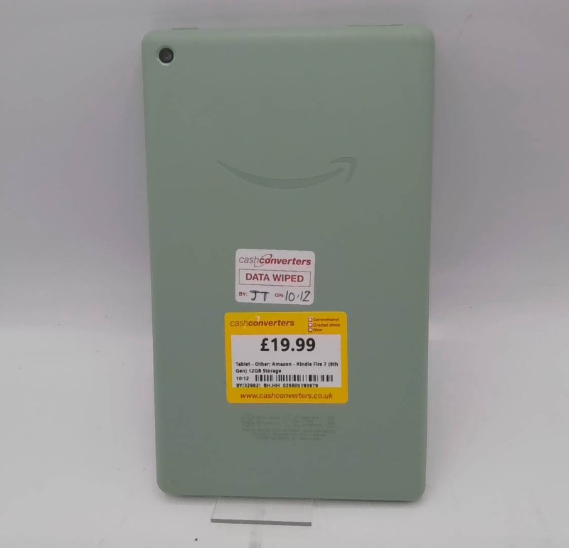 Amazon Kindle Fire 7 (9th Gen) 12GB Storage Green | 026800193979 | Cash ...