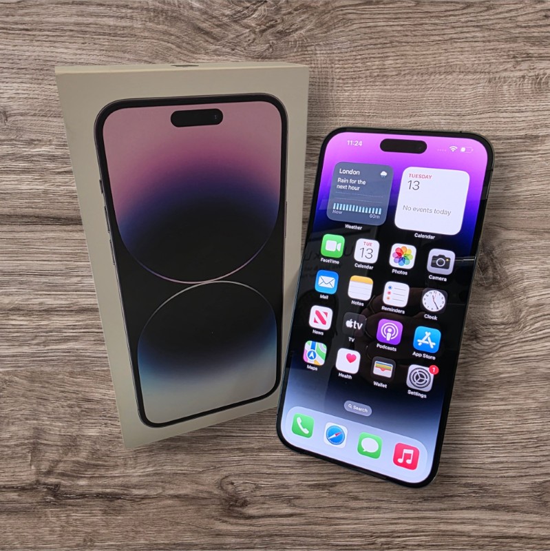 Apple iPhone 14 Pro Max Mq9t3zd/A 128GB Purple | 015500382078 | Cash ...