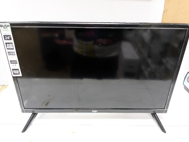 Bush 24 Inch Bush Smart TV With Built In DVD Player Black ...