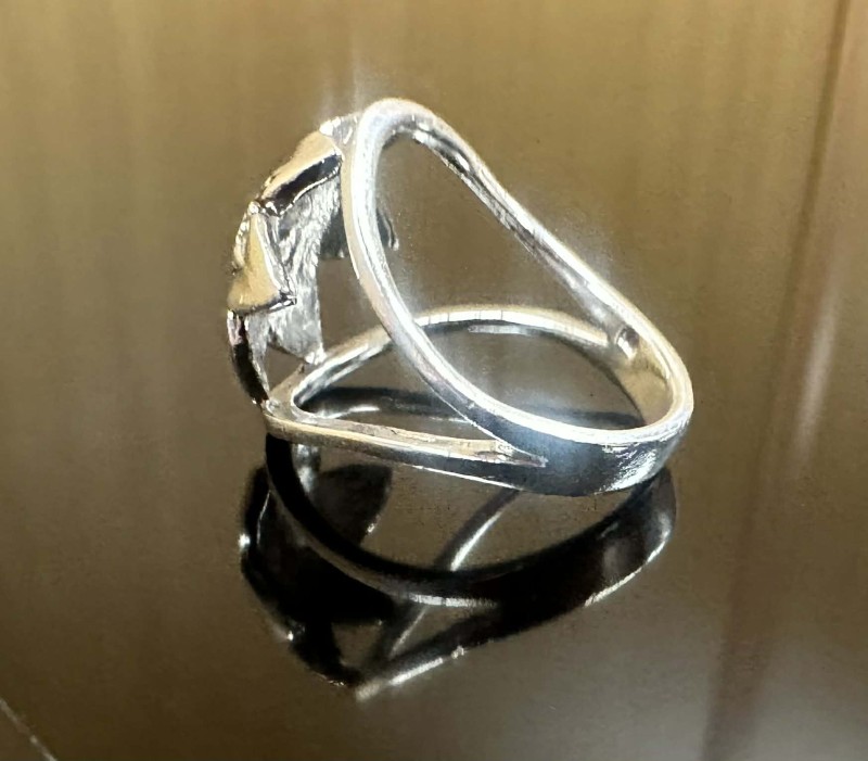 Silver Flower Ring Silver Ladies Ring Size P½ | 015600275122 | Cash ...