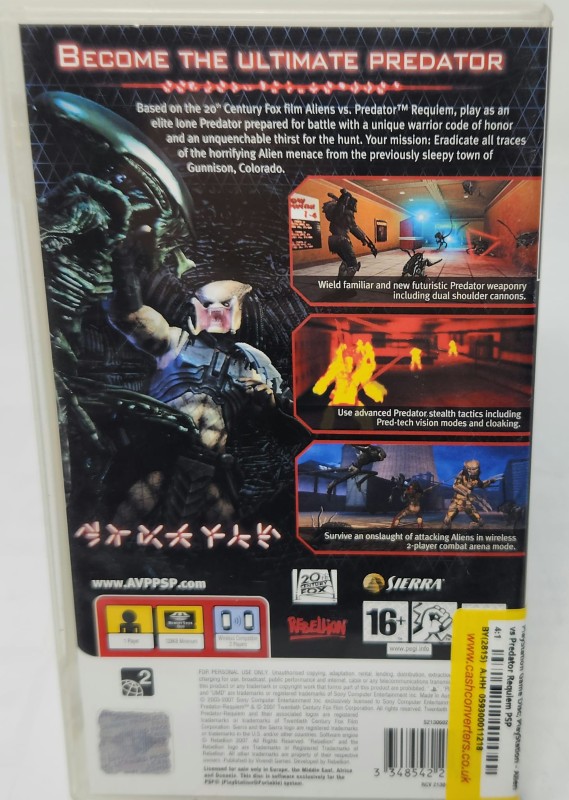 Alien Vs Predator Requiem PSP | 059300011218 | Cash Converters