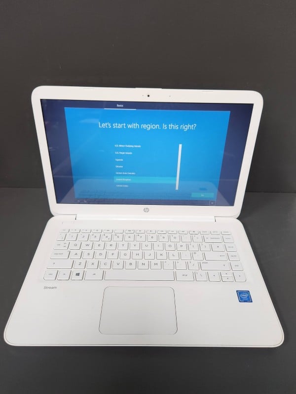 HP Windows 10 Home Laptop 14-Ax054sa Intel Celeron N3060 4GB 32GB White ...