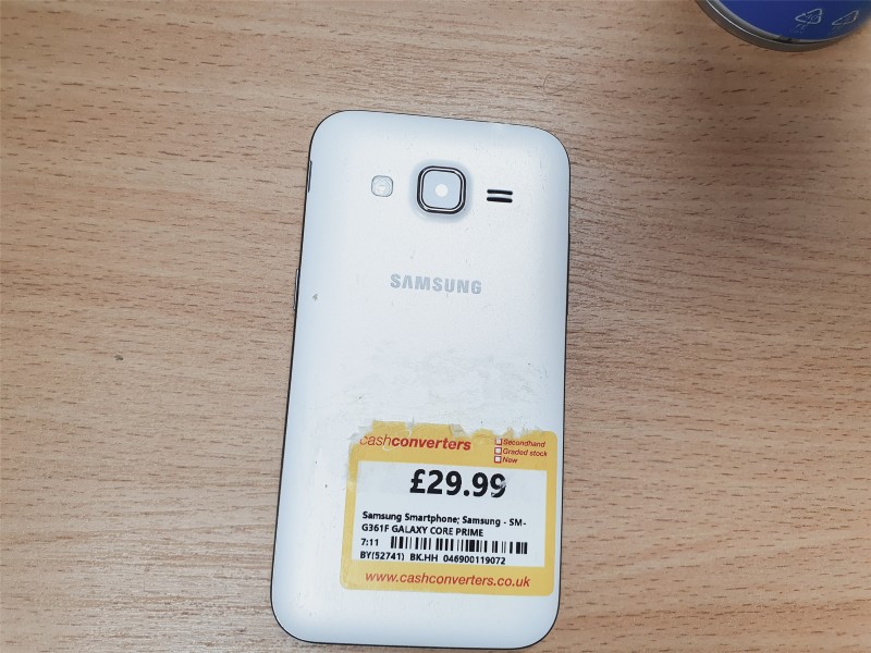 Samsung Galaxy Core Prime Sm-G361f White | 046900119072 | Cash Converters