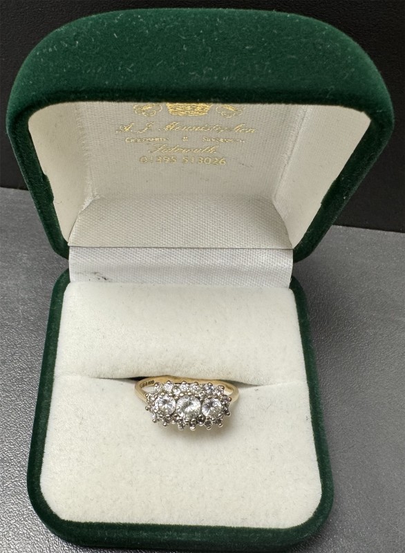 9ct Yellow Gold Ladies Ring With Stone SizeO | 057900035575 | Cash ...