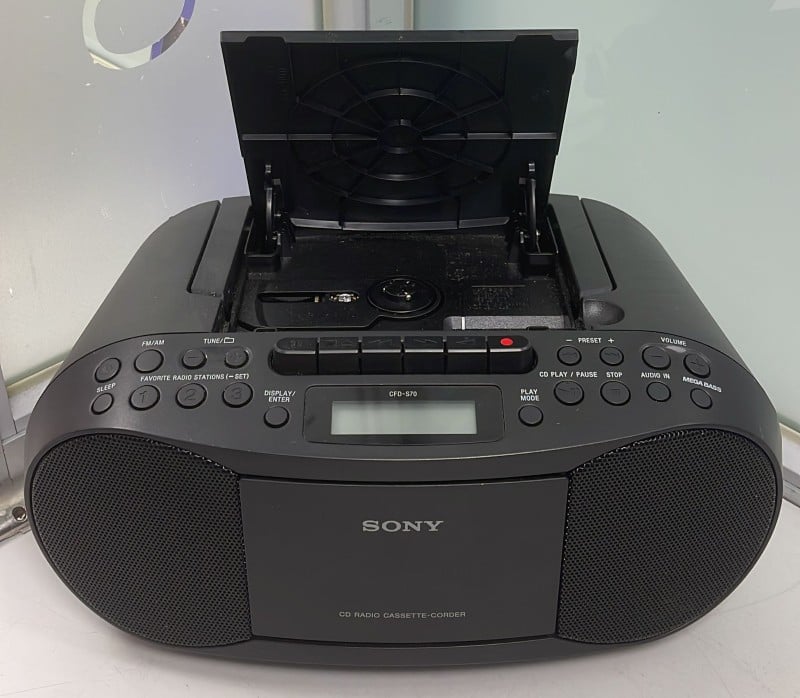 Sony, Radio Cassette-Corder, Cfd-S70, Black | 044300076387 | Cash ...