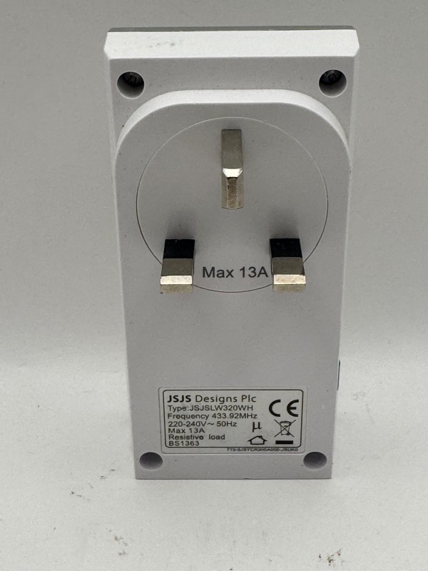 Light Dimmer Lightwaverf On/Off Plug-In Adaptor Jsjslw320wh White ...