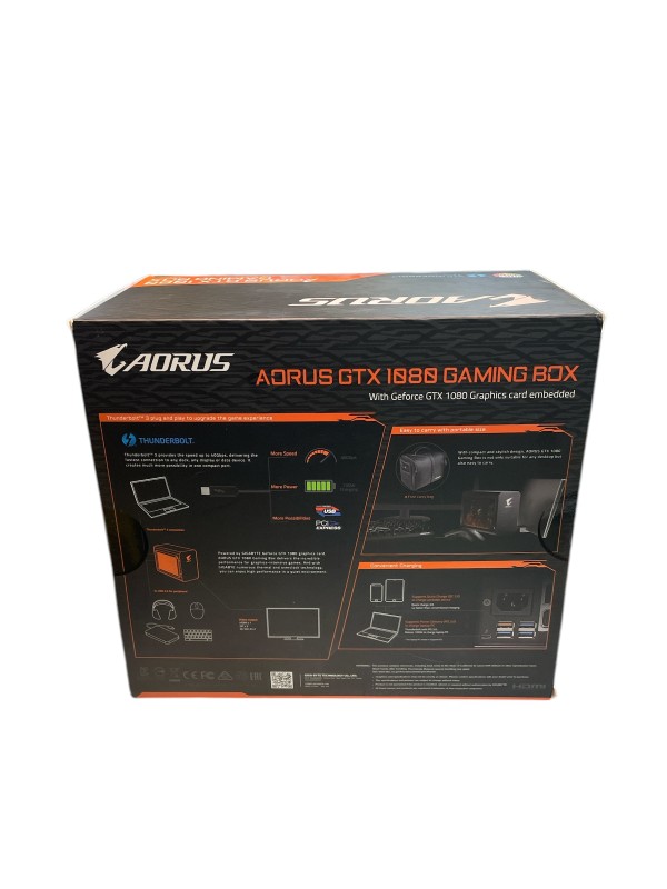 Aorus Thunderbolt Gtx 1080 Gaming Box With Geoforce Gtx 1080 Graphics ...