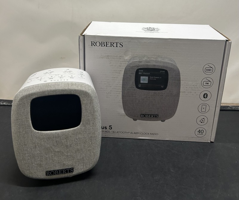 Roberts Ortus 5 Dab+/Fm Bluetooth Radio Grey | 048500395734 | Cash ...