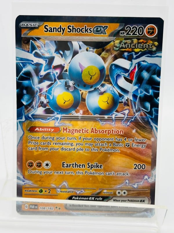 Trading Card Pokemon Sandy Shocks Ex 108/182 | 034300173342 | Cash ...