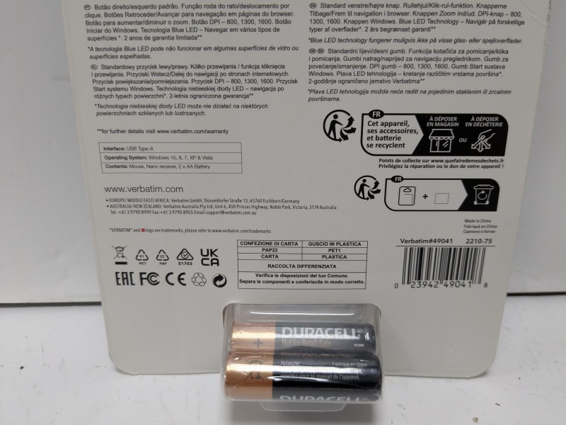 Verbatim 8 Button Wireless Mouse Black | 050000130649 | Cash Converters