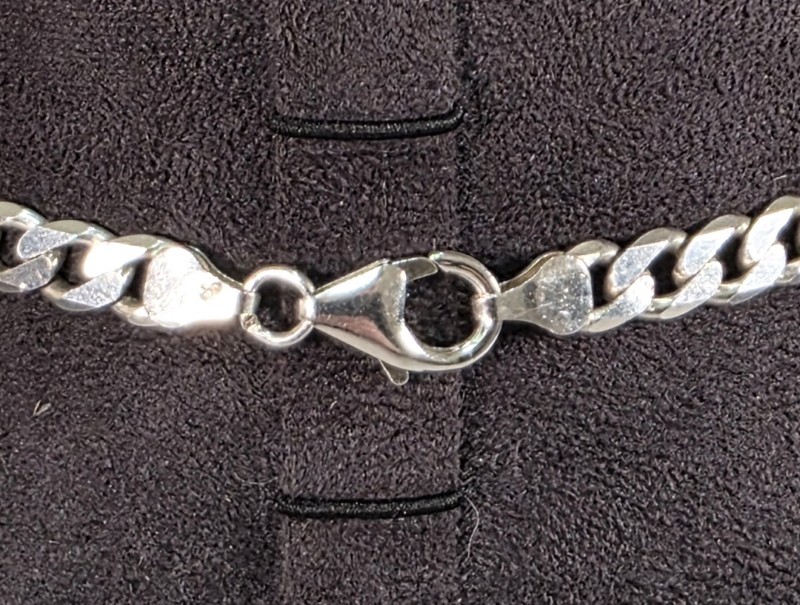 Silver Silver Chunky Curb Chain Chain 51.5cm 31.05G | 038700349477 ...
