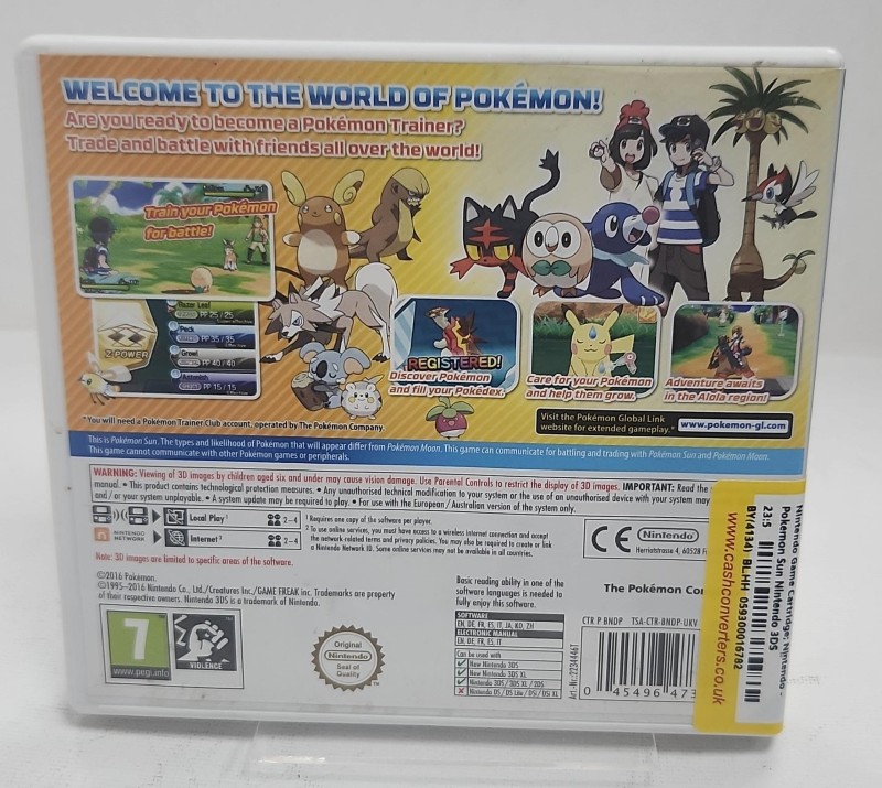 Pokemon Sun Nintendo 3DS | 059300016782 | Cash Converters
