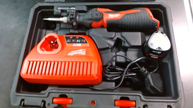 Solder Gun Milwaukee M12si-201C 12V Sub-Compact Soldering Iron With 1 X ...