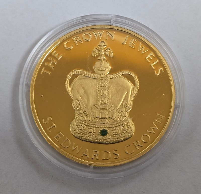 Coin 2004 The Crown Jewels 5 Crown Coin - St. Edwards Crown ...