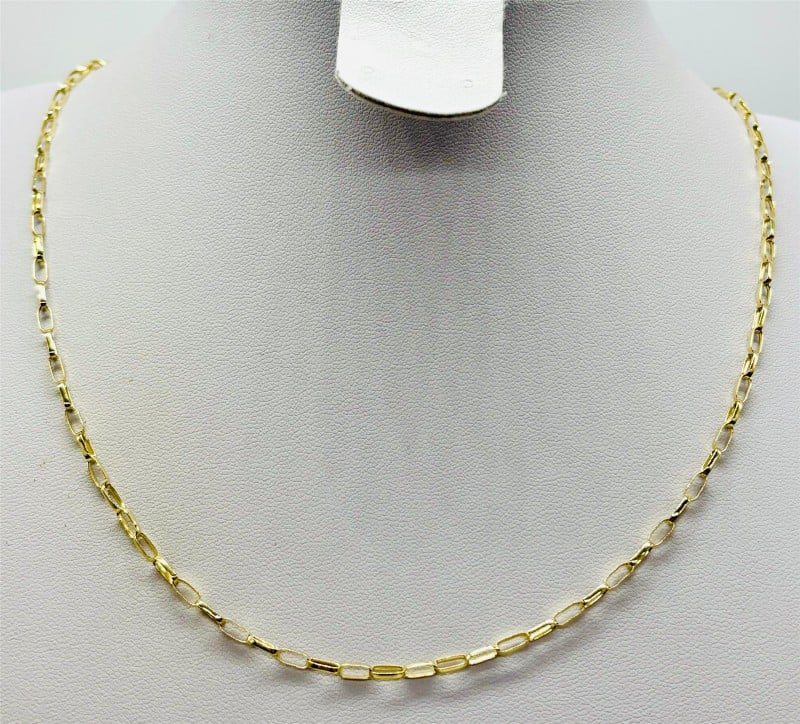 Yellow Gold 9Ct Oval Link Belcher Chain 4.45G | 034300180855 | Cash ...
