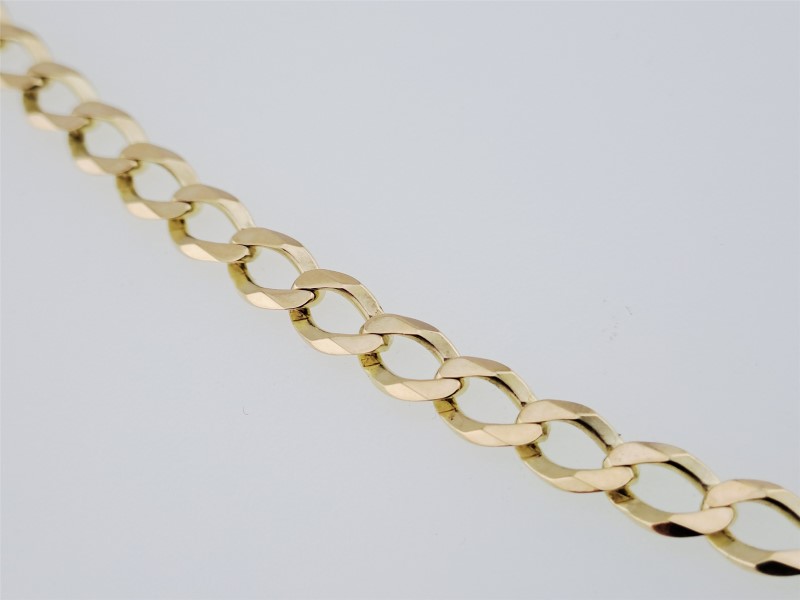 Yellow Gold 21" Curb Link Chain 54cm 13.9G | 030100264568 | Cash Converters