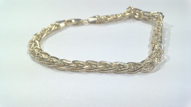 9ct 9K Yellow Gold Double Link Bracelet Yellow Gold Bracelet 5.74G ...