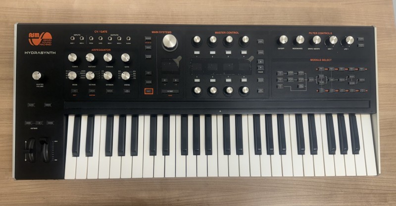 Asm Hydrasynth 49 Note Polyphonic Aftertouch Keybed Synthesizer Black ...