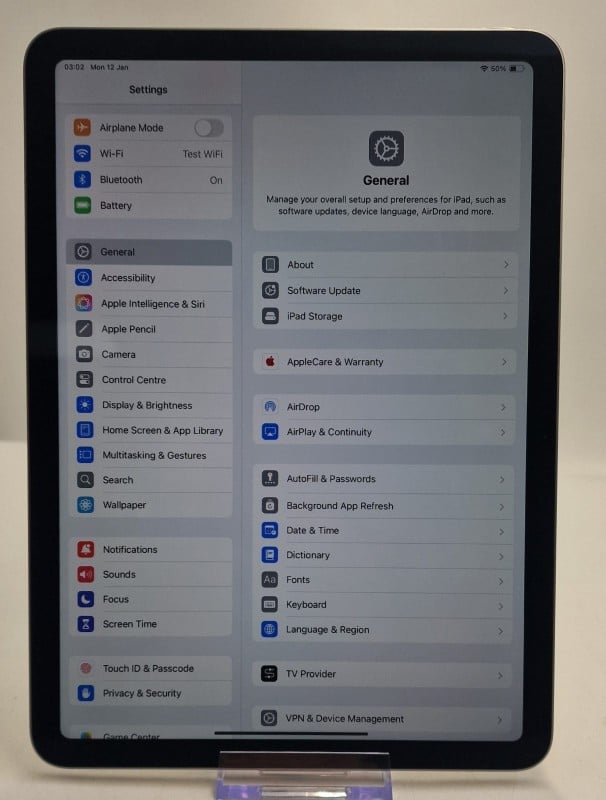 Apple iPad Air 11" M3 128GB Space Grey (A3266) 128GB | 034700310345 ...