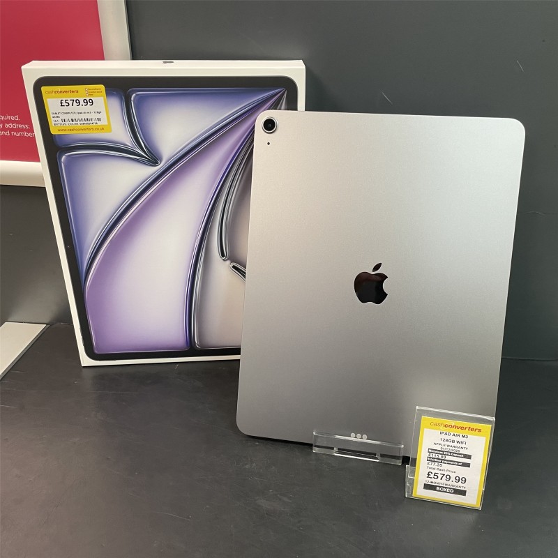 Apple iPad Air M3 A3268 - 100% Battery Health 128GB Silver ...