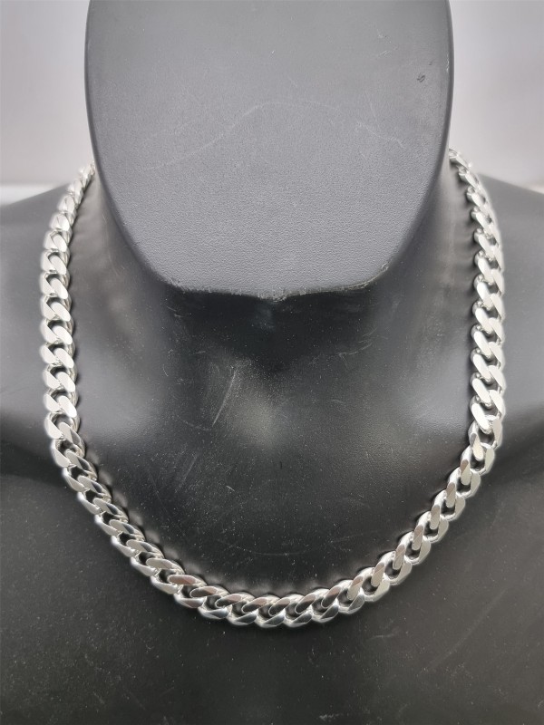 Silver 22'' Curb Chain Necklace Chain 109.7G | 020400227857 | Cash ...