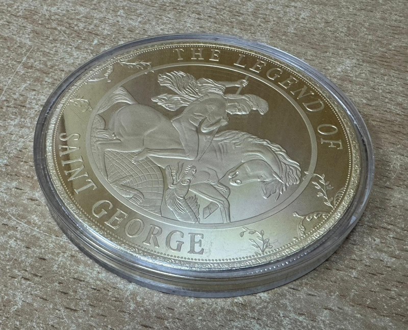 Coin St George Baptizes The King & His Family Coin | 046500127965 ...