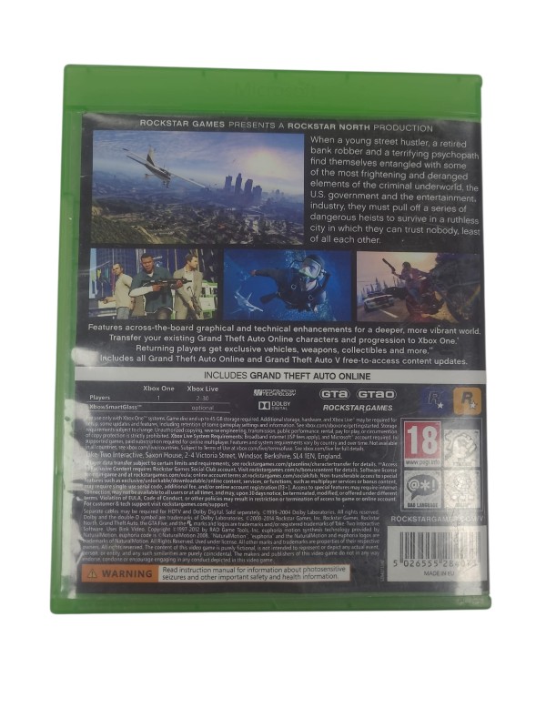 Grand Theft Auto Five / Gta 5 Xbox One | 021800128960 | Cash Converters