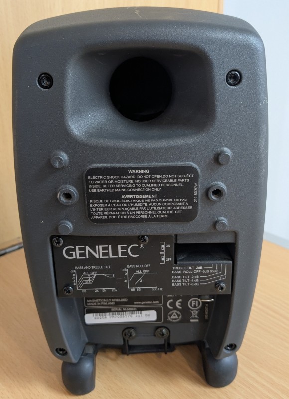 Stereo Speakers Genelec 8020A Compact Biamplified Active Studio Monitor ...