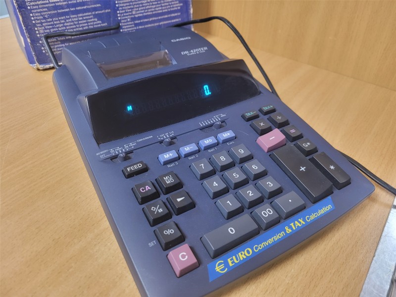 Casio Printing Calculator Blue | 021600157606 | Cash Converters