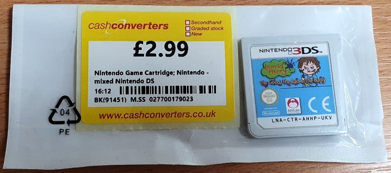 Horrid Henry The Good, The Bad & The Bugly Nintendo 3DS | 027700179023 ...