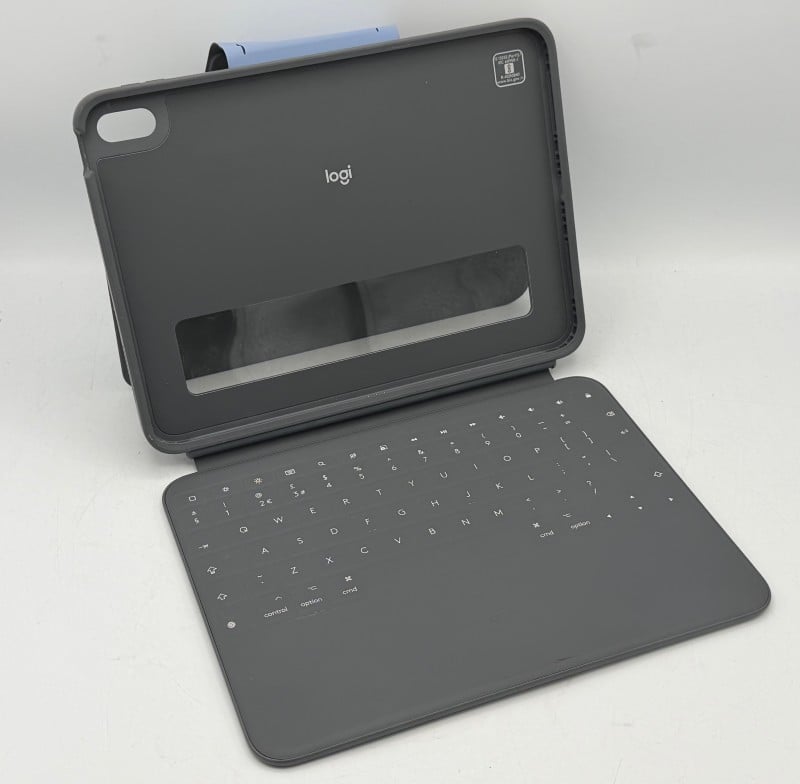 Logitech Rugged Folio Keyboard Case iPad 10Th Gen Grey | 035700126078 ...