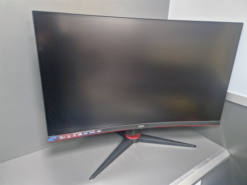 Aoc 27" Curved 240Hz Monitor C27g2zu G Line 2nd Gen Black ...
