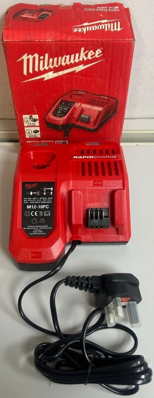 Milwaukee M12-18Fc 12V-18V 2 Port Fast Charger - Boxed Like New ...