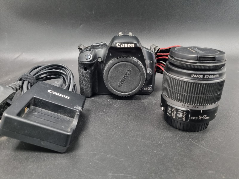 Canon 450D With Kit Lens Ds126181 12.2 Black | 059600003183 | Cash ...