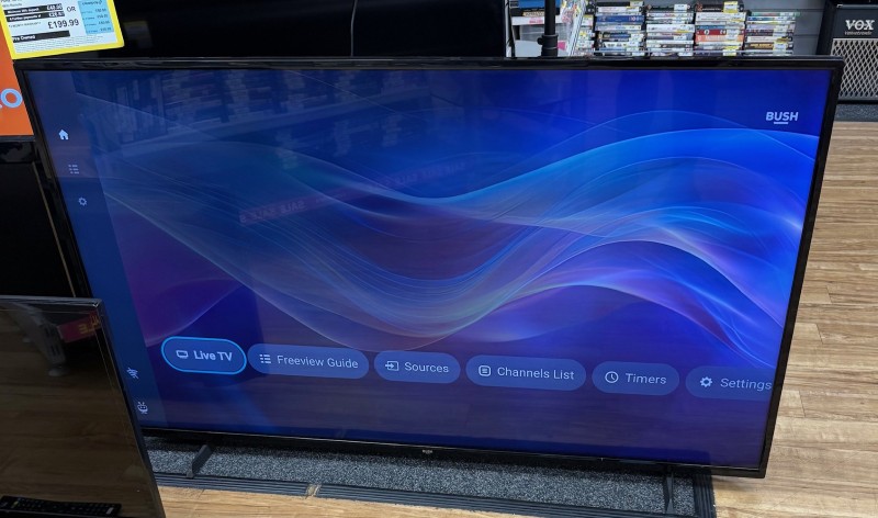 Bush 55" Smart TV Dled55uhdr 55" Black | 049100356782 | Cash Converters