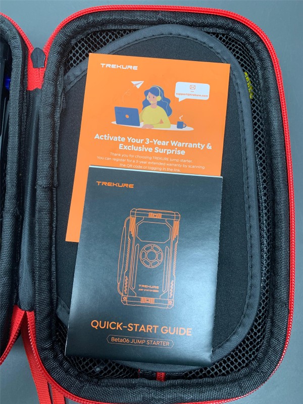 Trekure 4000A Jump Starter Power Pack With 150Psi Air Compressor (Beta06) Chrome | 031200134038 ...