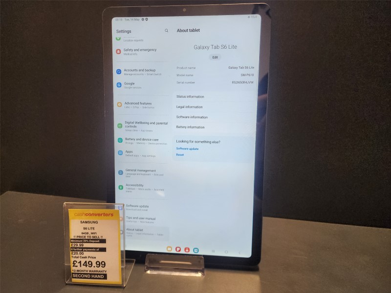 Samsung Galaxy S6 Lite Tablet Wifi & Cel 64GB Black | 059100011076 ...