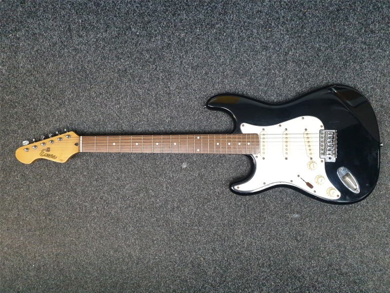 Encore Strat Sytle Guitar - Unboxed Chrome | 019800145353 | Cash Converters