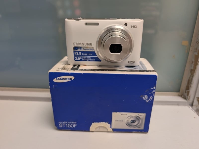 Digital Camera Samsung St150f Digital Camera 16Mp White | 033500126589 ...